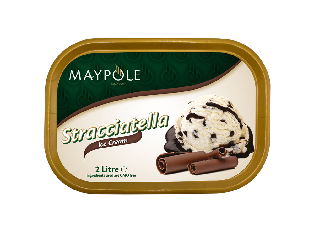 Stracciatella ice cream 2ltrs - Maypole