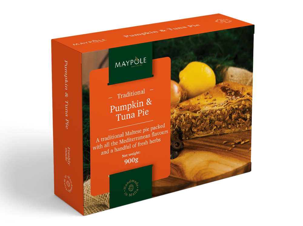 Traditional pumpkin & tuna pie large - Maypole