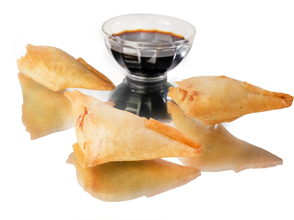 Lamb samosa with soy sauce - Maypole